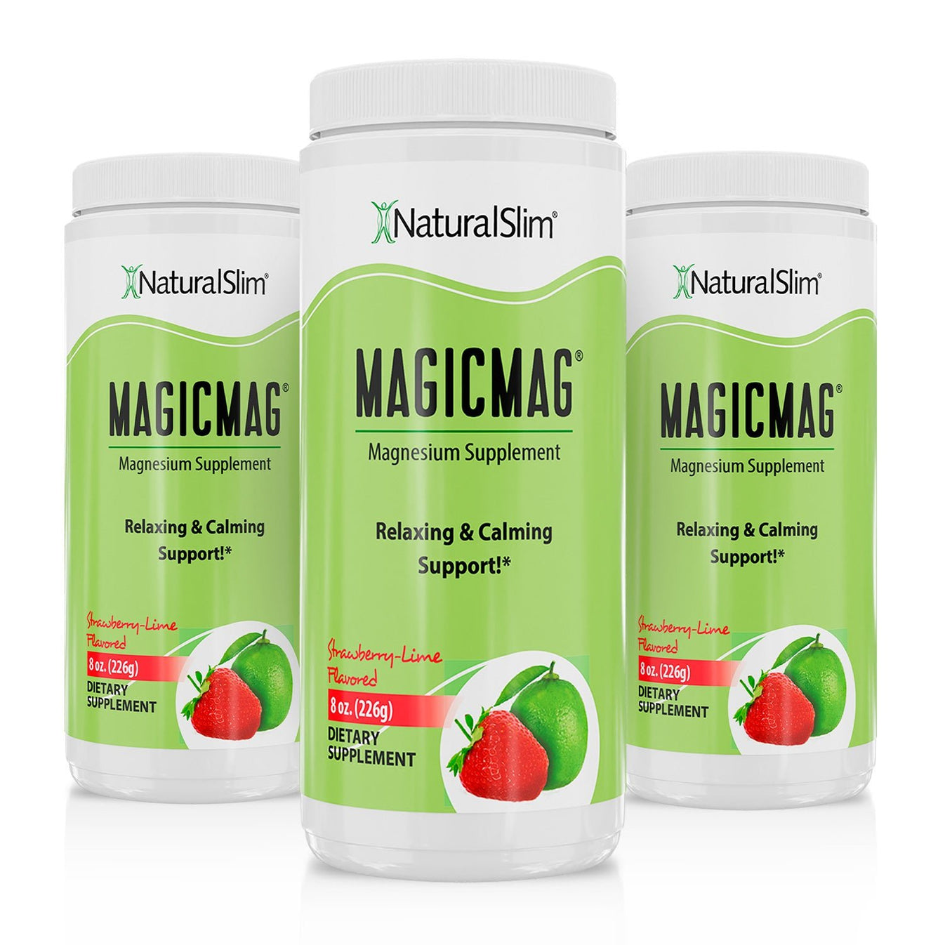 MagicMag® Fresa-Limón | Suplemento de Magnesio | Apoyo Relajante y Cal ...
