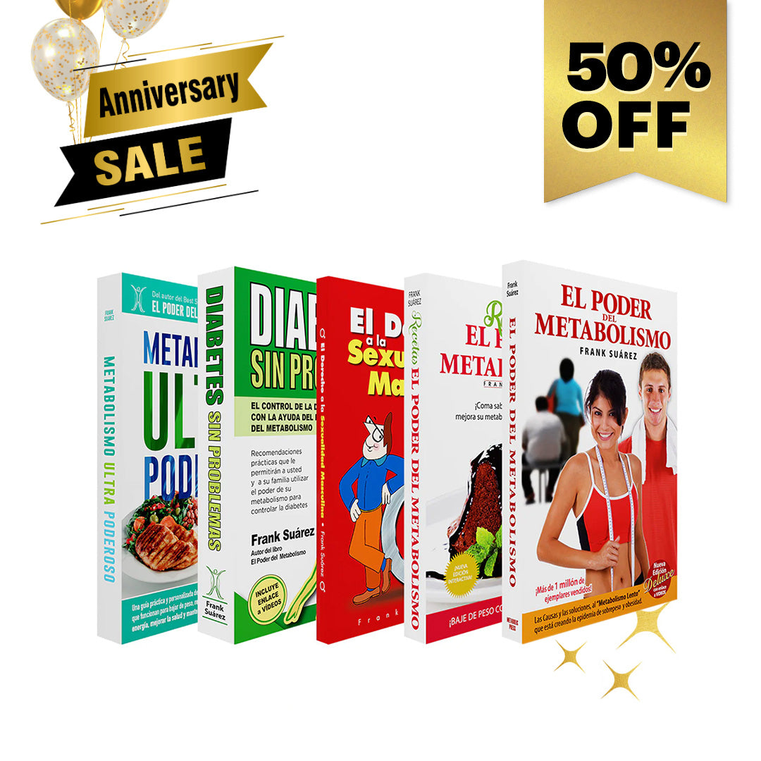 Frank Suárez Book Collection | Free Shipping – NaturalSlim USA