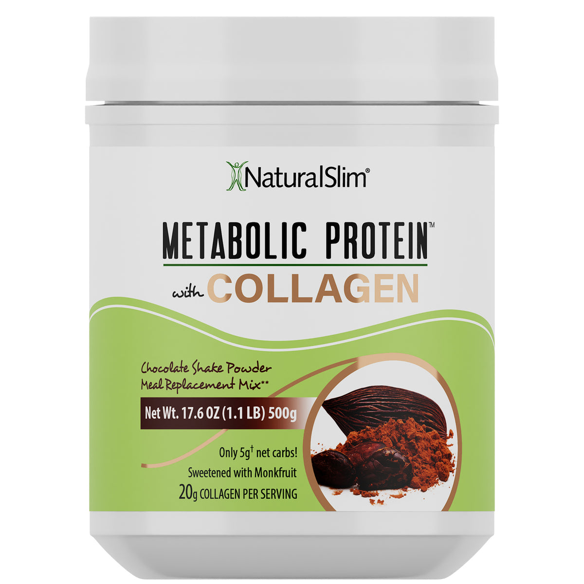 METABOLIC PROTEIN® COLLAGEN - CHOCOLATE – NaturalSlim USA