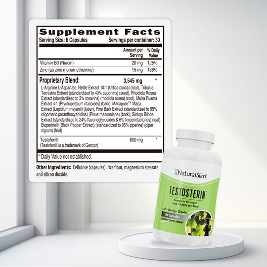 Testosterin™ | Ayuda Para Caballeros – NaturalSlim USA